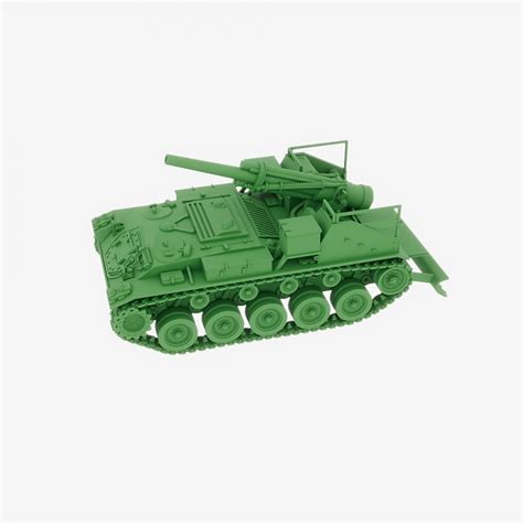 3d Printable M41 155 Mm Gmc Gorilla Us Ww2korean War By Wargame3d