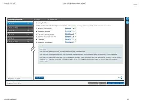 Acc 201 Module 8 Problem Set Stuvia Us