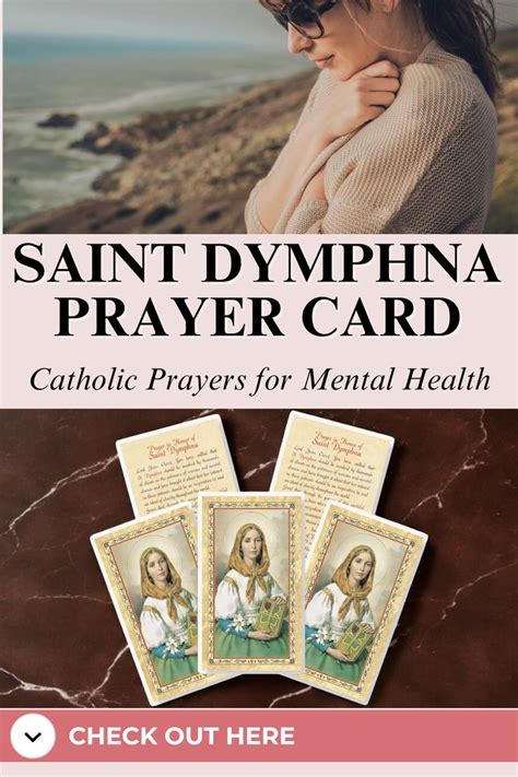 St Dymphna Laminated Prayer Cards St Dymphna Prayer Card The Lords