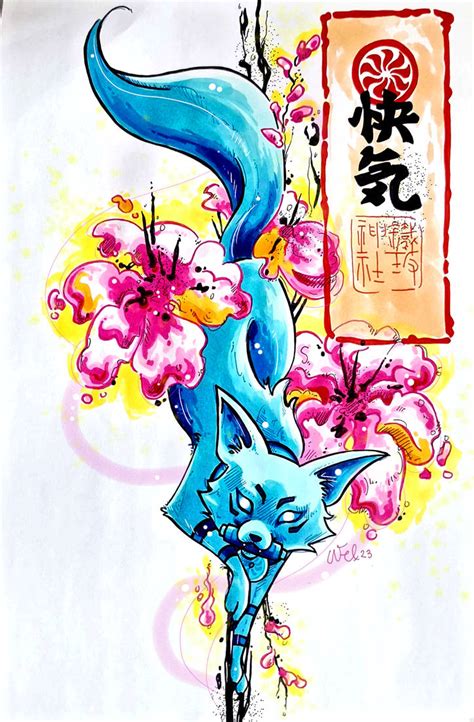 Kiriko Spirit Fox By Woodenfoxx On Deviantart