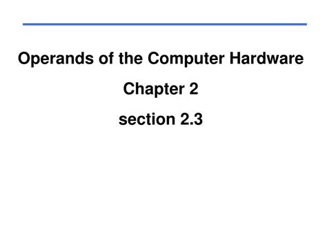 ppt computer architecture cosc 3430 powerpoint presentation free