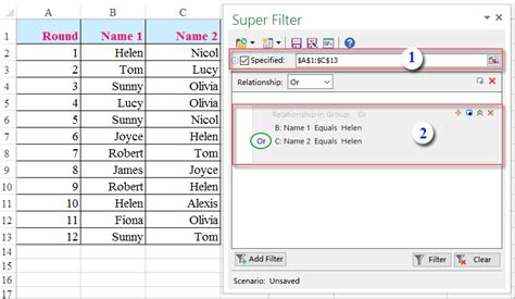 How To Filter Multiple Columns Based On Single Criteria In Excel
