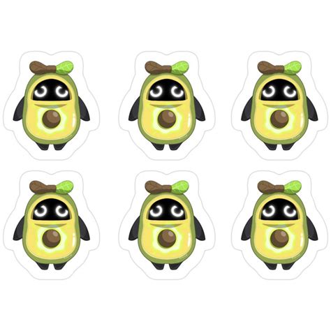 Multiple Avocaboo Zenless Zone Zero Sticker In 2025 Stickers Vinyl