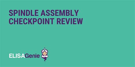 Spindle Assembly Checkpoint Review Assay Genie Spindle Assembly Checkpoint Review Assay Genie