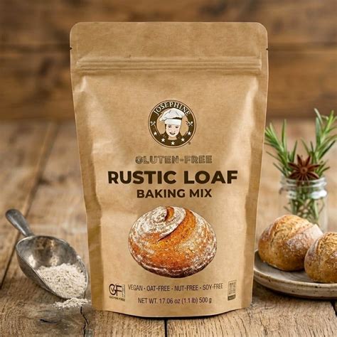 1 X Gluten Free And Vegan French Rustic Bread Mix Oat Free Vegan