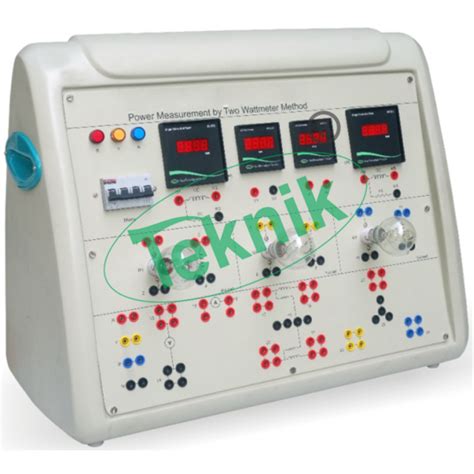 measurement of power in 3 phase circuit by two wattmeter method