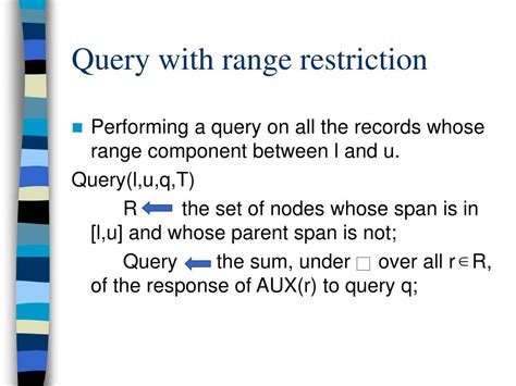 Ppt Adding Range Restriction Capability To Dynamic Data Structure Powerpoint Presentation Id