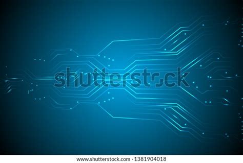 Technology Connection Digital Data Big Data Stock Vector Royalty Free