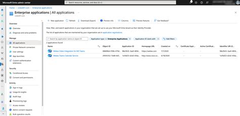 Webex Video Integration For Microsoft Teams Integration Reference