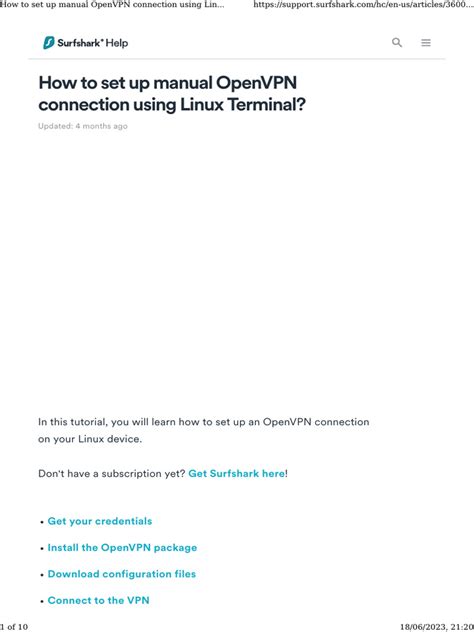 How To Set Up Manual Openvpn Connection Using Linux Terminal