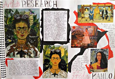 As Level Art Frida Kahlo Artist Research By Daintystain On Deviantart