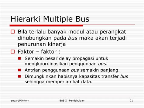 ppt bab ii bus bus sistem oleh i wayan supardi s si m si