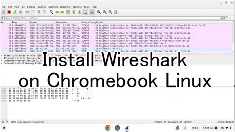Install Wireshark On Chromebook Linux Youtube