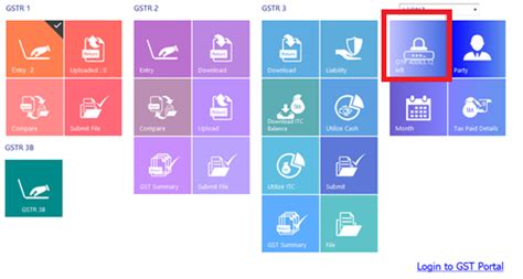gstr 1 json creation and upload using saral gst step 2