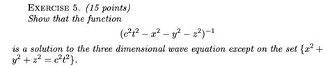 Solved EXERCISE Points Show That The Function Ct Chegg