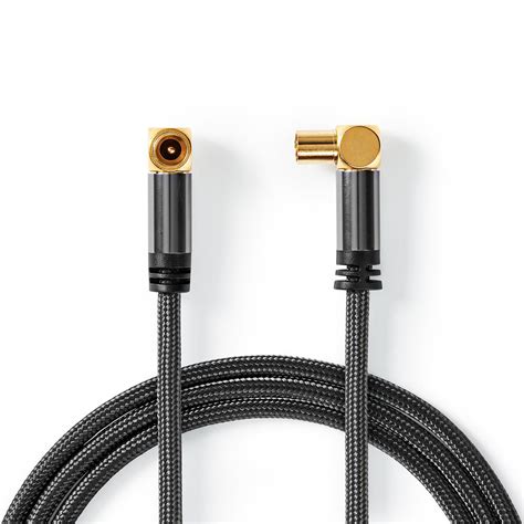 Coax Cable Iec Coax Male Iec Coax Female Gold Plated 75 Ohm