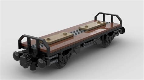 Lego Moc Container Cart By Lefisch Rebrickable Build With Lego