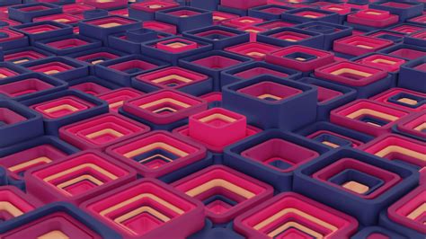 3d Background Abstract Satisfying Abstract Animation Motion Geometric Cubes 4k Seamless