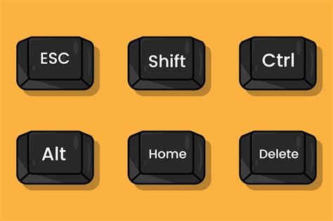 Premium Vector Vector Keyboard Keys Shortcuts Computer Icon