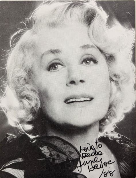 June Havoc Signed Photo Card