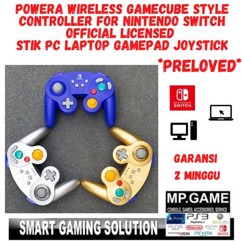 Jual Powera Wireless Gamecube Style Controller Switch Pc Laptop Gamepad Joystick Stik Game