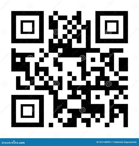 Qr Code Scan Vector Abstract Barcode Icon For Mobile Isolated On