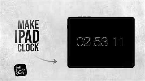 How To Make IPad A Clock Tutorial YouTube