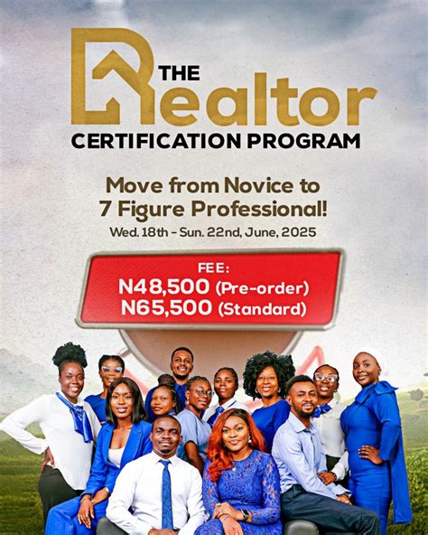 Buy Realtor Certification Program Cohort 1 Pre Order By Tope Mark Odigie On Selar