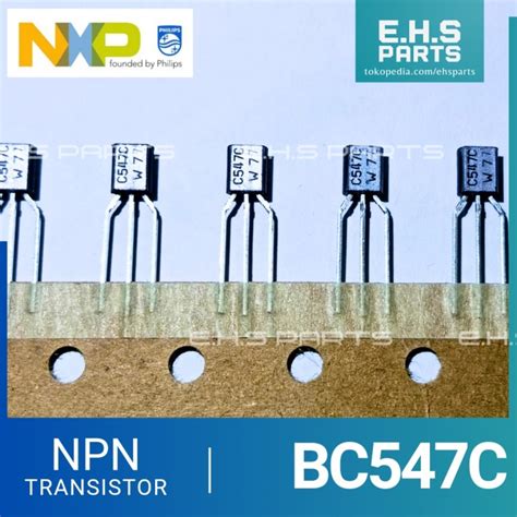 Jual Bc547c Bc547 Original Nxp Philips Npn Transistor Bc 547 C To 92 Jakarta Utara E H S