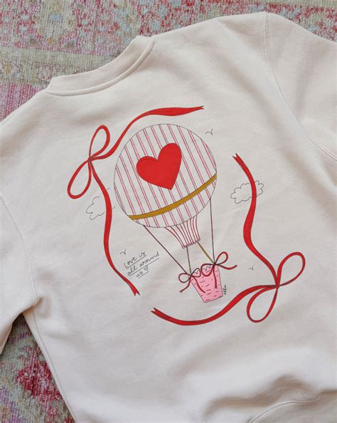 Love Is All Around Us Cream Crewneck All Things Lilly Ann