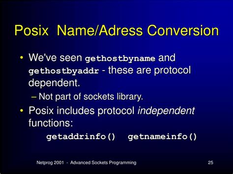 Ppt Advanced Sockets Programming Powerpoint Presentation Free Download Id1430666