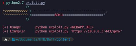 buff writeup hackthebox brsalcedom
