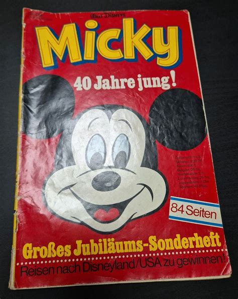 Walt Disneys Micky 40 Jahre Jung Jubiläums Sonderheft 1970 In Nordrhein Westfalen Leverkusen