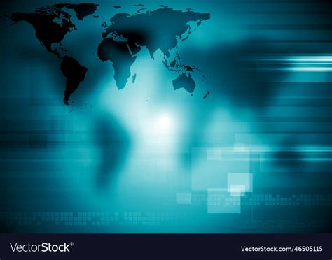 Technology Dark Blue Design Royalty Free Vector Image