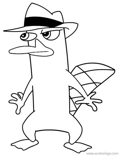 Platypus From Phineas And Ferb Coloring Pages