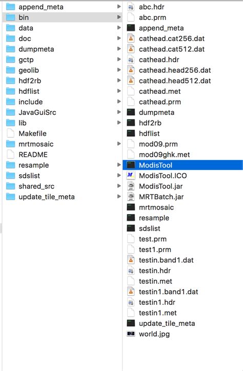 Modis Reprojection Tool Mrt Installation Tutorial
