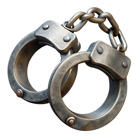 Elegant Vintage Antique Handcuffs Locked Authentic 57884802 Png