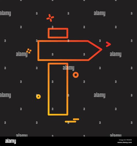 Direction Arrow Icon Design Vector Stock Vector Image And Art Alamy