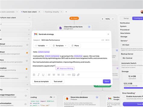 Seo Workflow Automation By Product Saas For Cansaas On Dribbble