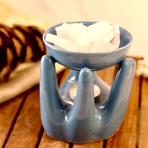 Clay Serenity Hand Aroma Oil Diffuser And Burner Nytarra Naturals