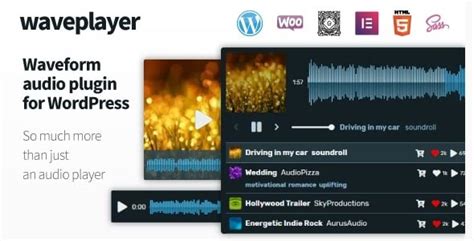 Waveplayer Wordpress Plugin 3 7 1 Waveform Audio Player For Wordpress