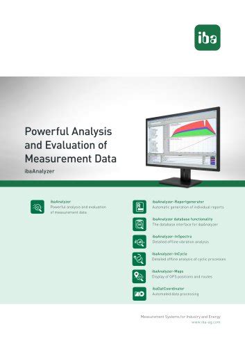 Powerful Analysis And Evaluation Of Measurement Data Iba Ag Pdf