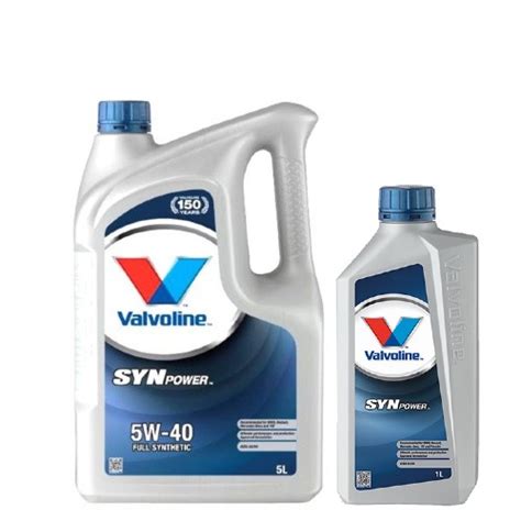 VALVOLINE SYNPOWER 5W40 | Absolute Lubricants Suppliers of Valvoline ...