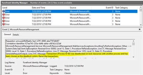 Transaction Deadlocked On Microsoft Identity Manager Ma Export Darrenjrobinson Bespoke
