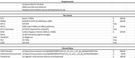 new unraid build 2 gaming vms hdmi usb over ethernet hardware