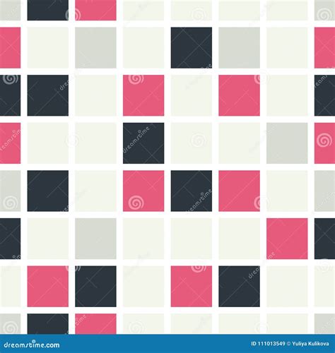 Seamless Pattern Of Colored Squares Stock Vector Illustration Of Seamless Pattern Of Colored Squares Stock Vector Illustration Of