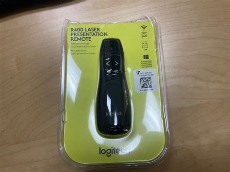 New Logitech Wireless Presenter R400 Wireless Presentation Remote Clicker Laser Ebay