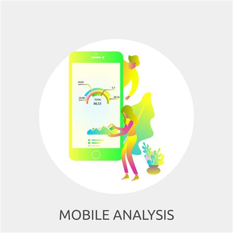 Mobile Analysis Conceptual Illustration Design 473578 Vector Art At Vecteezy