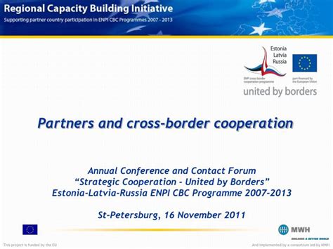 Ppt Partners And Cross Border Cooperation Powerpoint Presentation Free Download Id 6907059