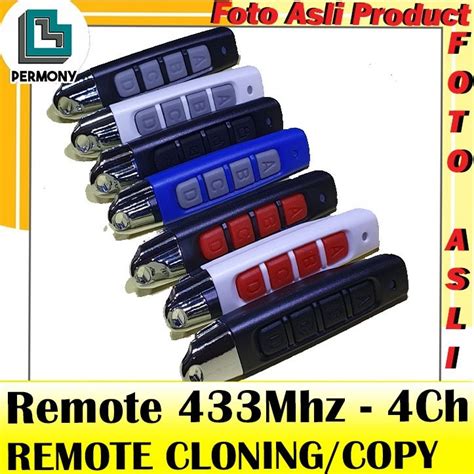 Jual Remote 433 Mhz Control Garasi 433mhz Transmitter Pemancar Clone